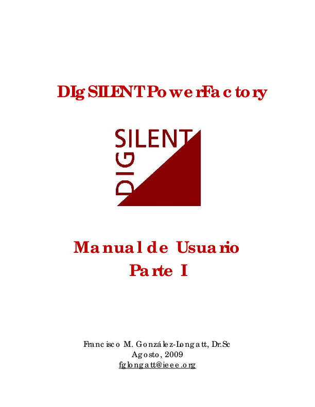 (PDF) Manual DIgSILENT