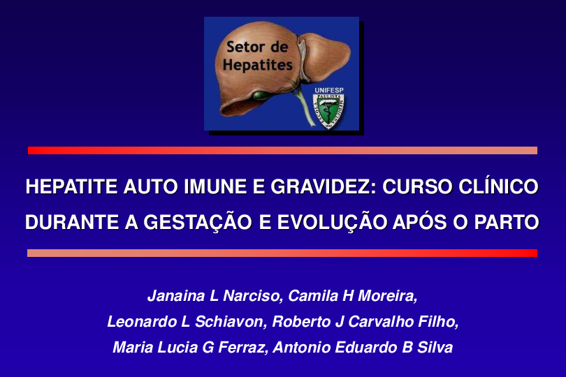(PDF) Hepatite Autoimune e Gravidez: Curso Clínico Durante a Gestação e ...