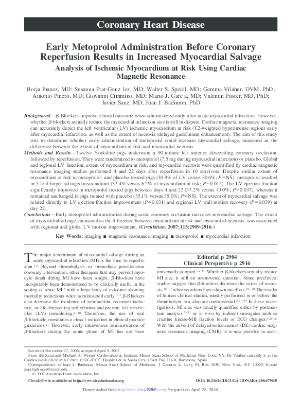 (PDF) Coexistence of transmural and lateral wavefront progression of myocardial infarction in ...