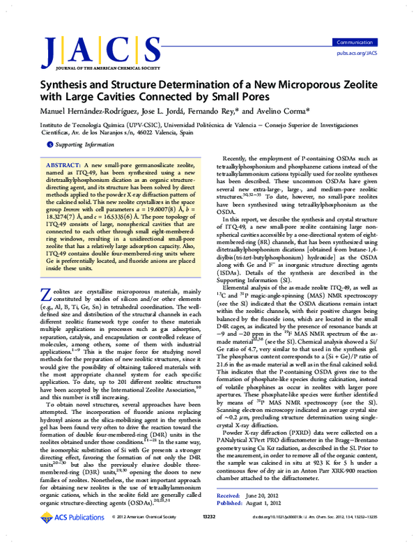 (PDF) Process for preparing a modified Y zeolite | Eduardo Falabella and Oscar Pravia - Academia.edu