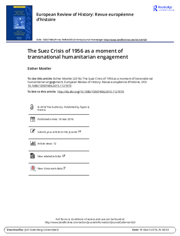 (PDF) SUEZ 1956 -NOTES ON PLANS, ORDERS OF BATTLE AND EQUIPMENT ...