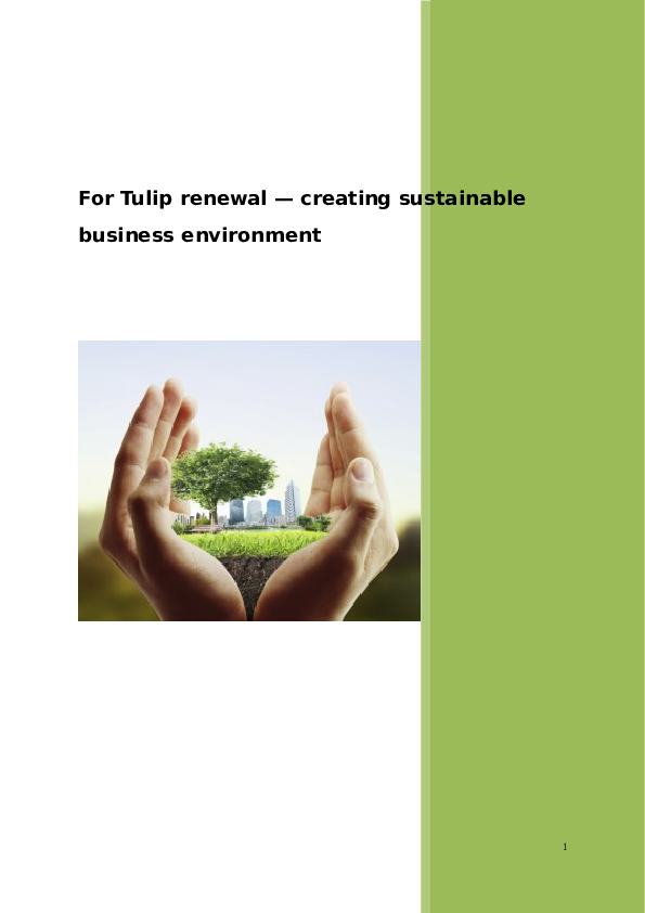 (DOC) Suggested environmental policy for food industry