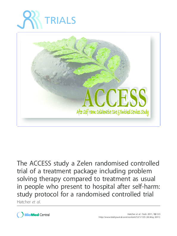 (PDF) The ACCESS study: Zelen randomised controlled trial of a package ...