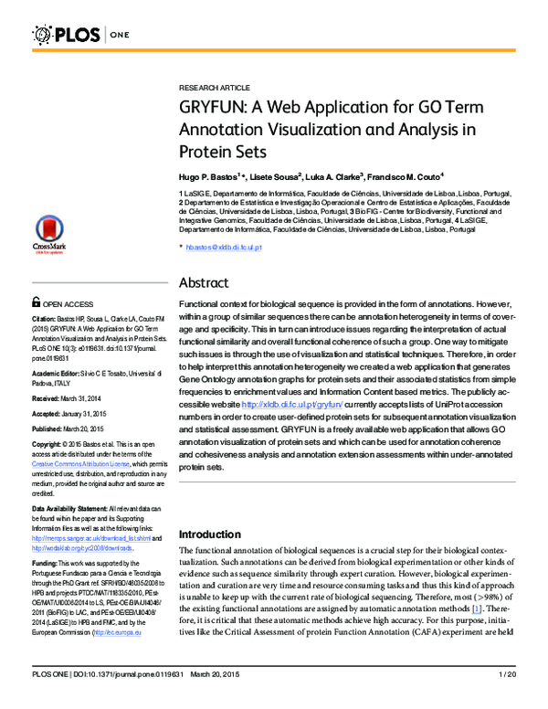 (PDF) GRYFUN: A Web Application for GO Term Annotation Visualization ...
