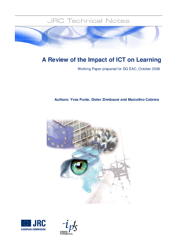 (PDF) A review of the Impact of ICT on Learning