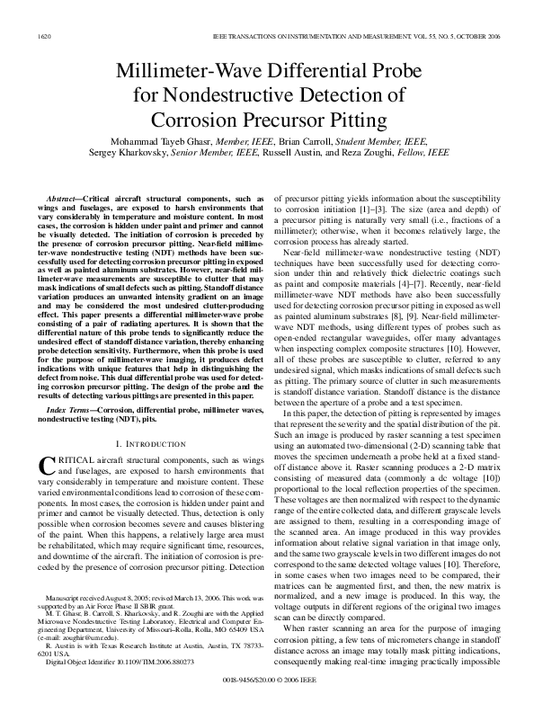 (PDF) Millimeter-Wave Differential Probe for Nondestructive Detection ...