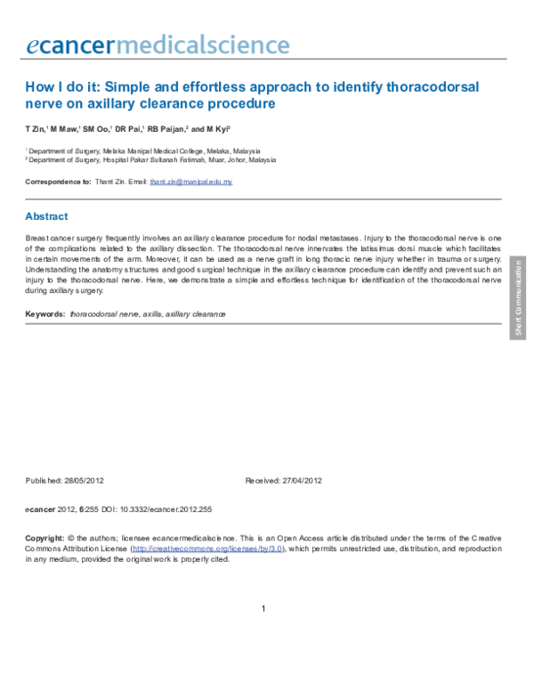 (PDF) How I do it: Simple and effortless approach to identify ...