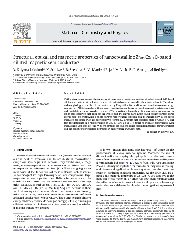 (PDF) Structural, optical and magnetic properties of Nd-doped BiFeO3 thin films prepared by ...