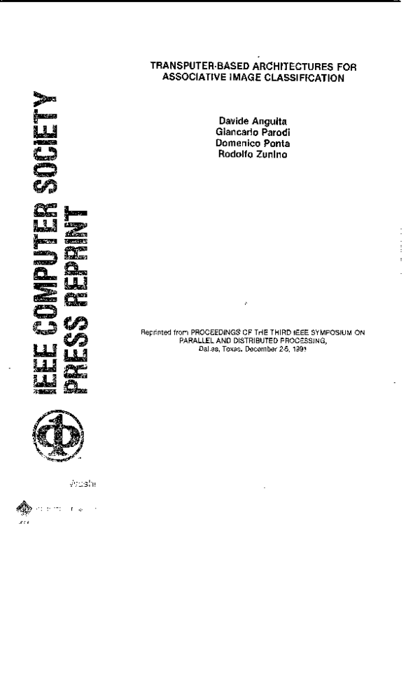 (PDF) Transputer-based architectures for associative image classification