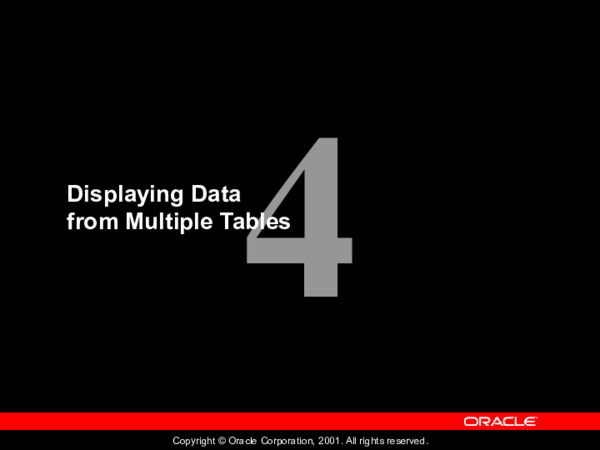 (PPT) Displaying Data from Multiple Tables