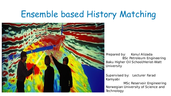 (PPT) EnKF History Matching