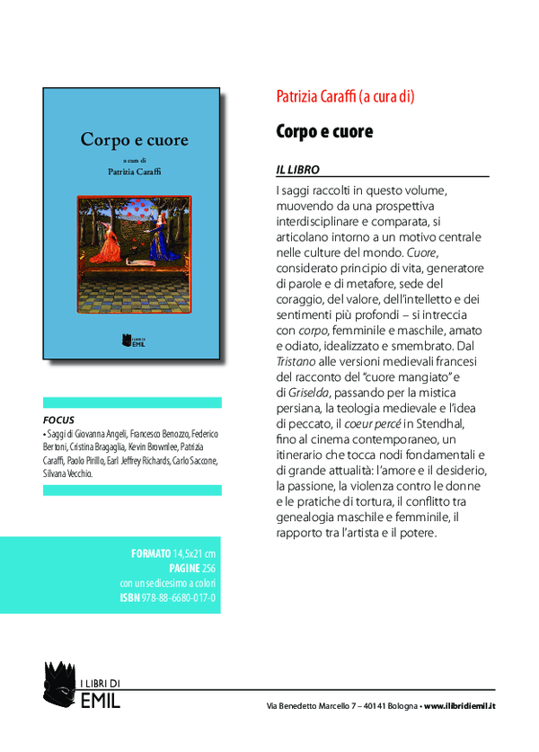 (PDF) P. Caraffi, Corpo e cuore, 2012