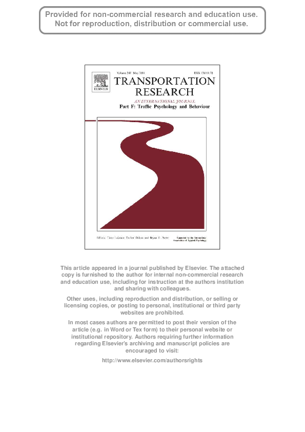(PDF) Driver perception hypothesis: Driving simulator study (PDF) Driver perception hypothesis: Driving simulator study
