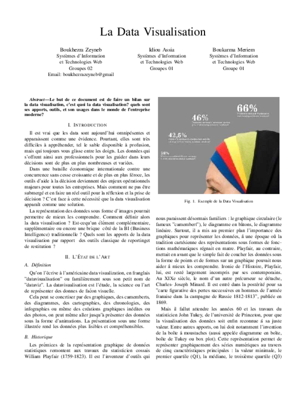 (PDF) La Data Visualisation