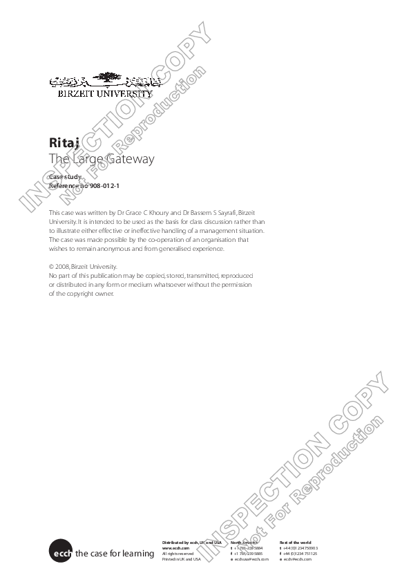 (PDF) Ritaj The Large Gateway