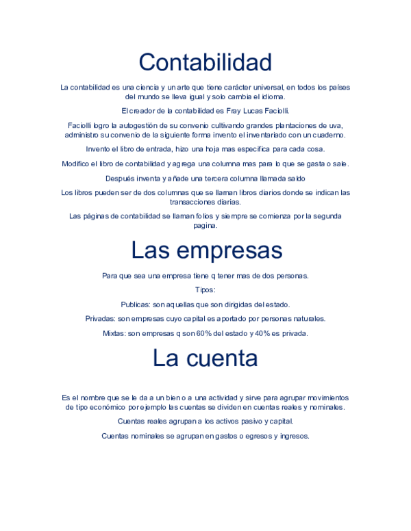 (DOC) Resumen de Contabilidad