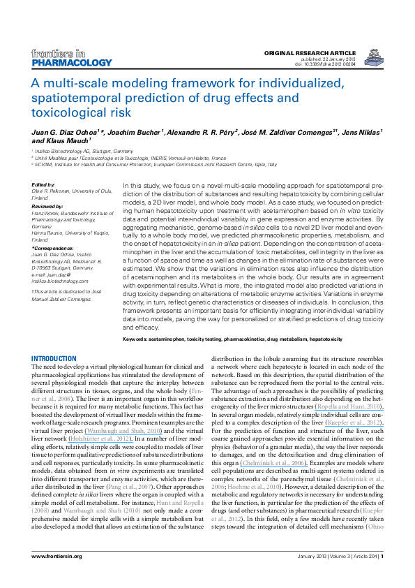 Pdf A Multi Scale Modeling Framework For Individualized