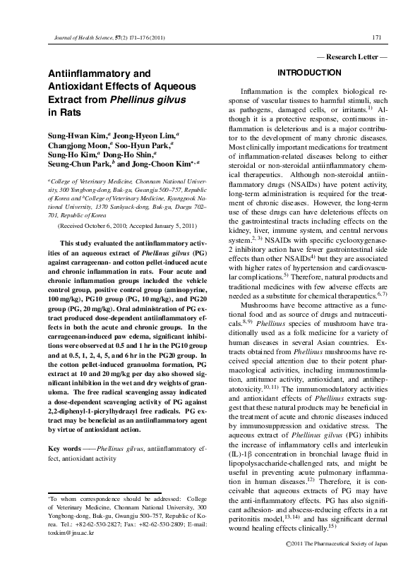 (PDF) Anti-inflammatory and antioxidant effects of Aloe saponaria Haw ...