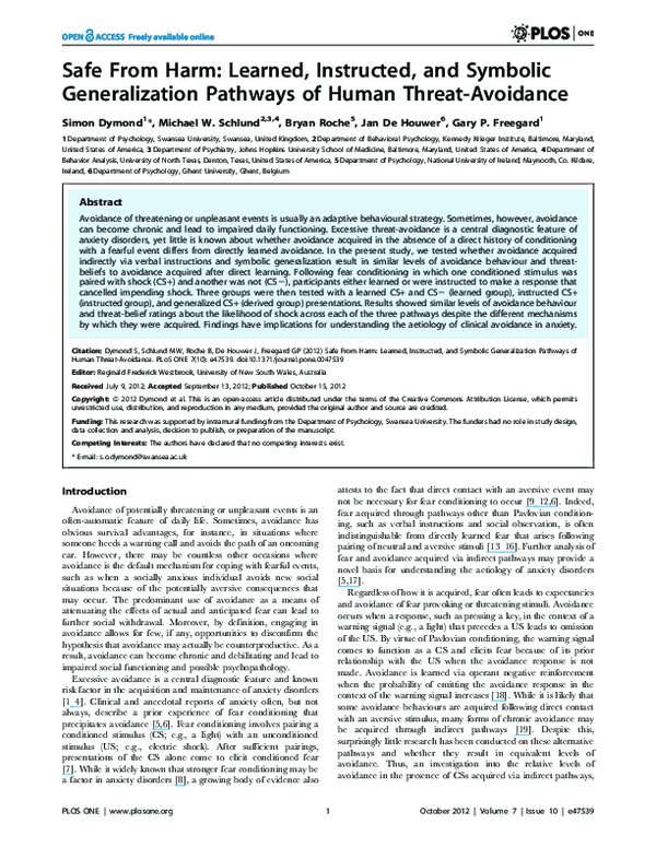 (PDF) Safe From Harm: Learned, Instructed, and Symbolic Generalization ...