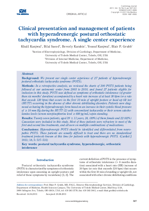 (PDF) Clinical presentation and management of patients with ...