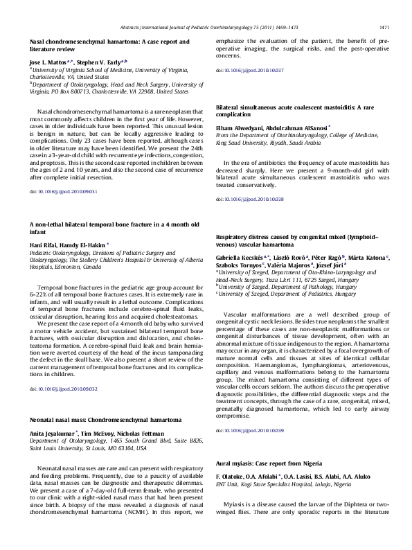 (PDF) Aural myiasis: Case report from Nigeria