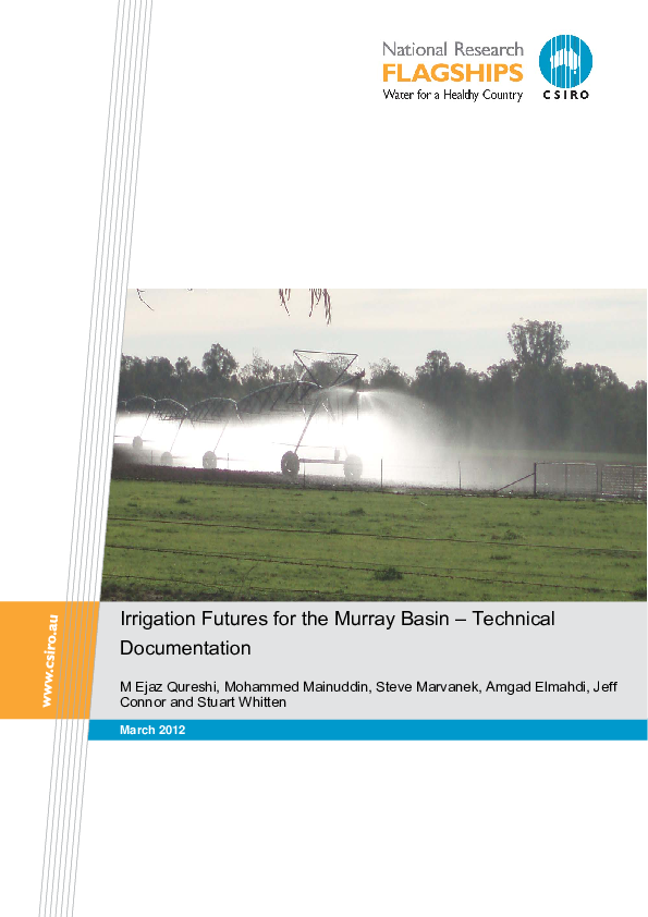(PDF) Irrigation Futures for the Murray Basin Technical Documentation