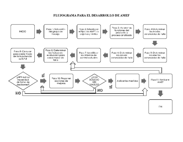 (DOC) FLUJOGRAMA PARA EL DESARROLLO DE AMEF