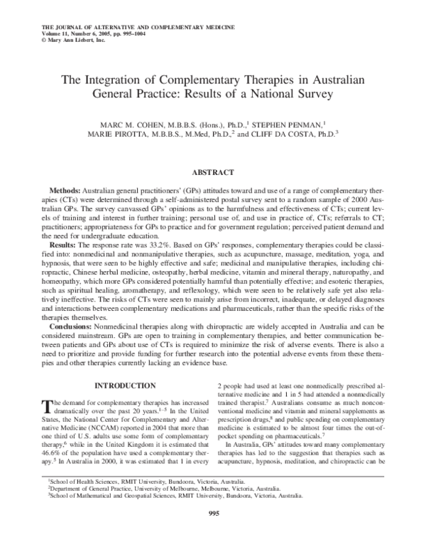 (PDF) Evaluating complementary therapies for use in the National Health Service: ‘Horses for ...