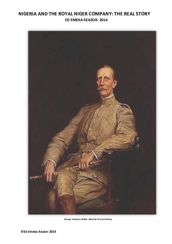 (PDF) Nigeria and the Royal Niger Company: 1879-1900