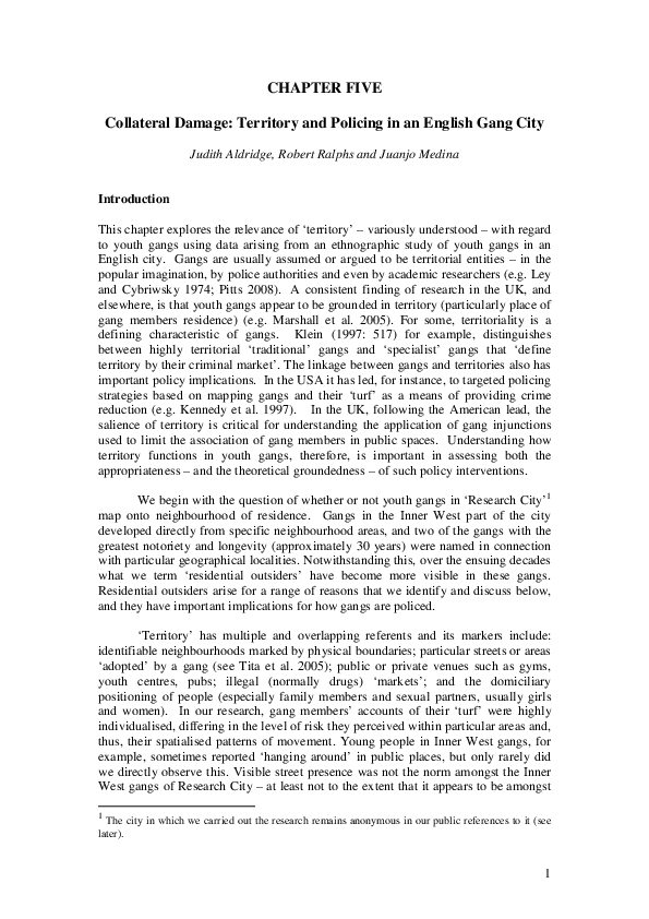 (PDF) Collateral damage