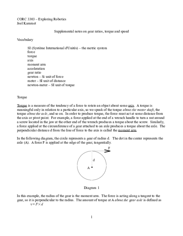 (PDF) CORC 3303 – Exploring Robotics