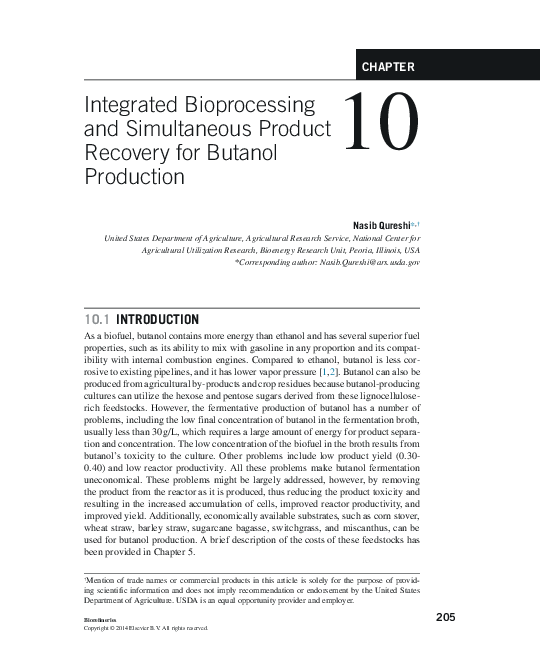 (PDF) Integrated Bioprocessing and Simultaneous Product Recovery for ...