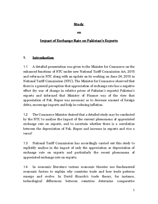 (DOC) An impact of exchange rate volatility on Pakistan's exports by ...