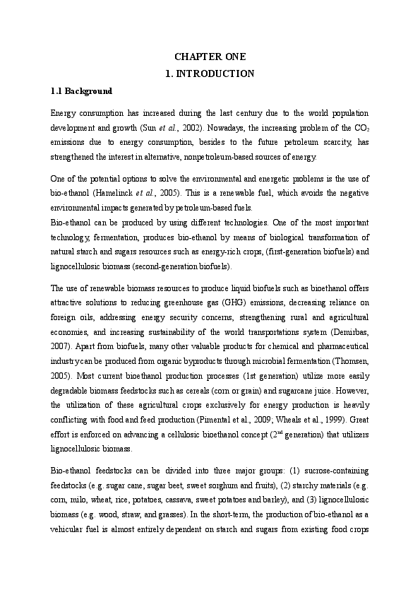Doc Bioethanol Production From Corn Cob