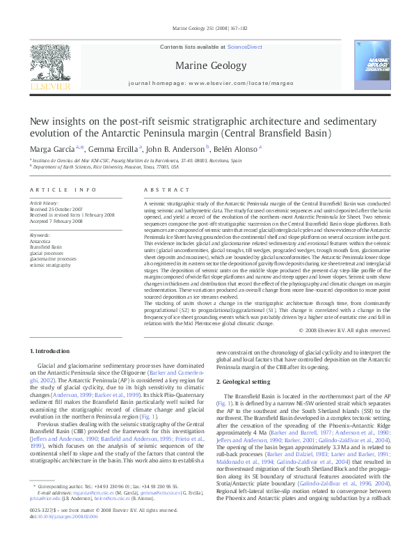 (PDF) New insights on the post-rift seismic stratigraphic architecture ...