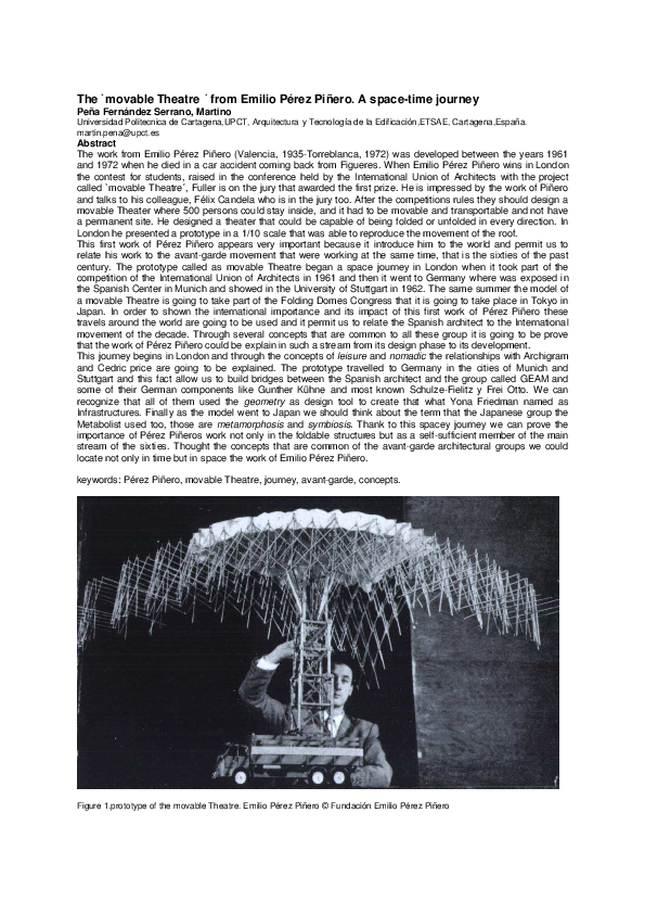 (PDF) The movable Theatre from Emilio Pérez Piñero. A space-time journey