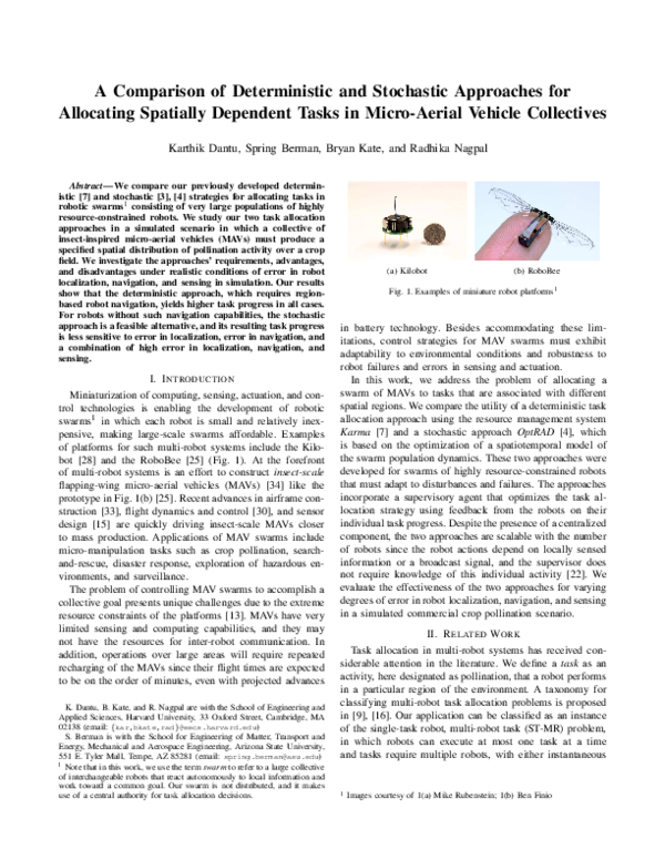 Pdf A Comparison Of Deterministic And Stochastic Approaches To Solve
