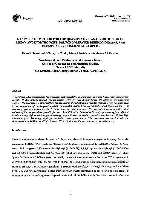 (PDF) A complete method for the quantitative analysis of planar, mono ...