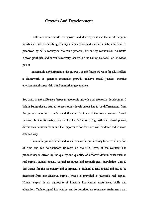 (DOC) Growth and Development