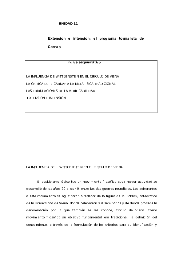 (PDF) Extension e intension: el programa formalista de Carnap