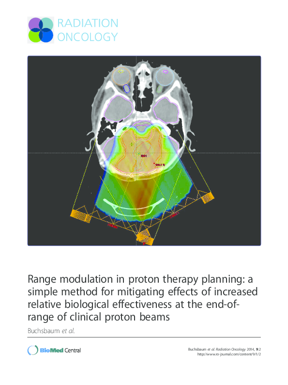 (PDF) Range modulation in proton therapy planning: a simple method for ...