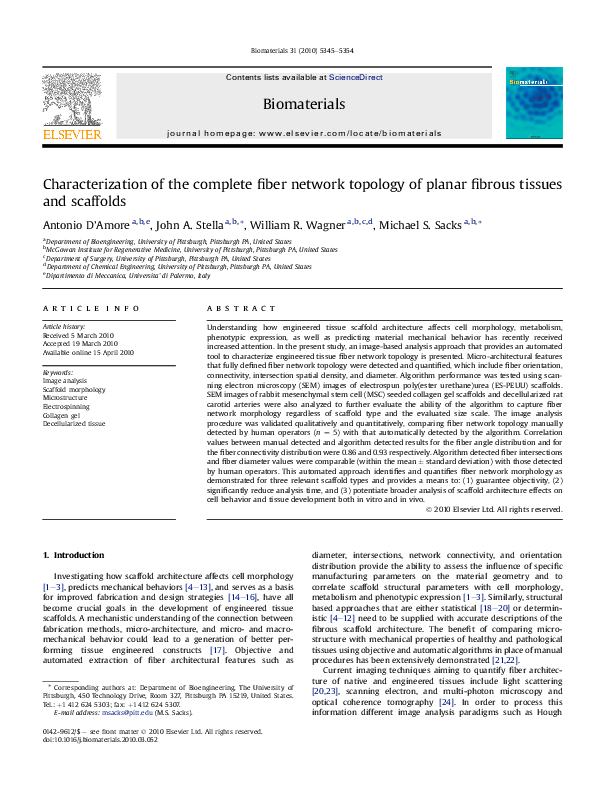 (PDF) Characterization of the complete fiber network topology of planar ...