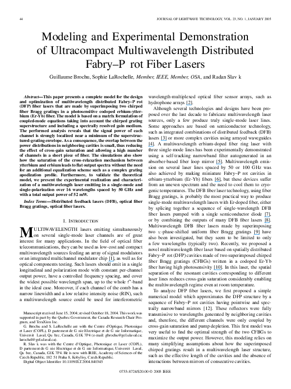 (PDF) Modeling and experimental demonstration of ultracompact ...