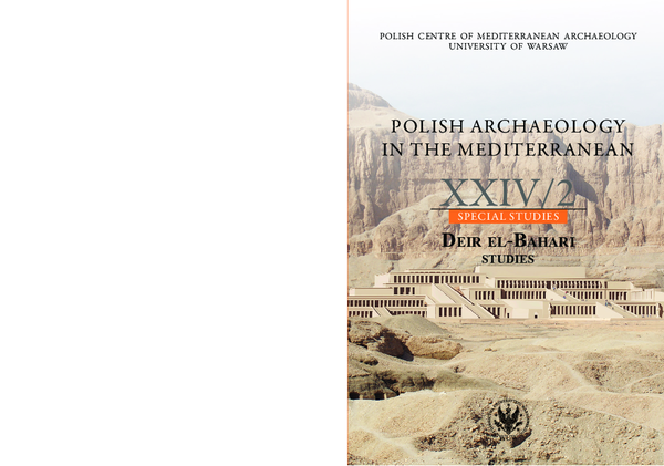 (PDF) POLISH ARCHAEOLOGY IN THE MEDITERRANEAN XXIV/2 SPECIAL STUDIES ...