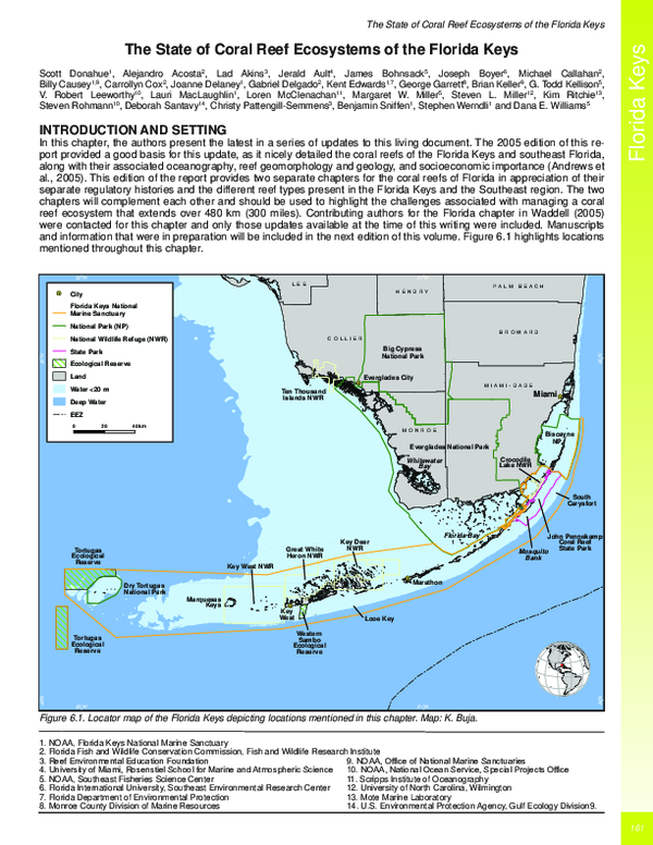 (PDF) The state of coral reef ecosystems of the Florida Keys