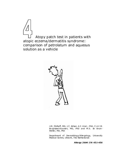 (PDF) Atopy patch test in patients with atopic eczema/dermatitis ...