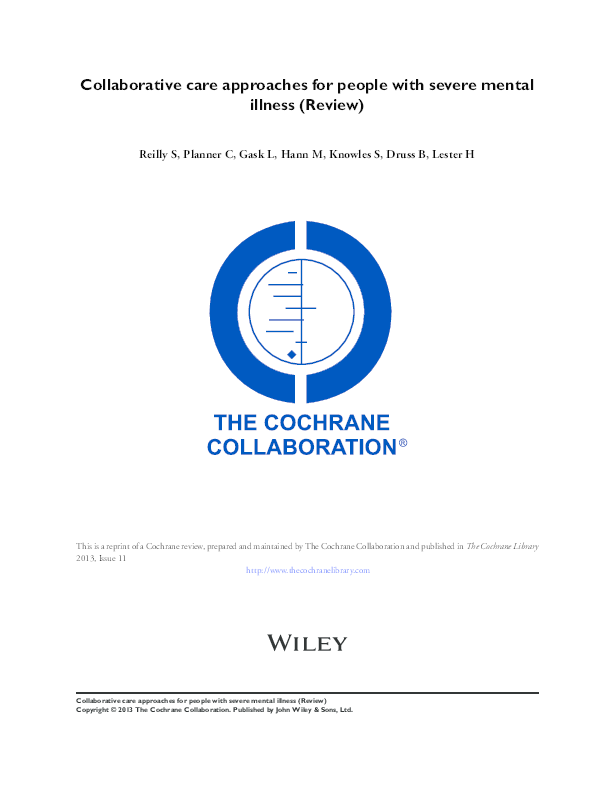 (PDF) An integrative collaborative care model for people with mental ...