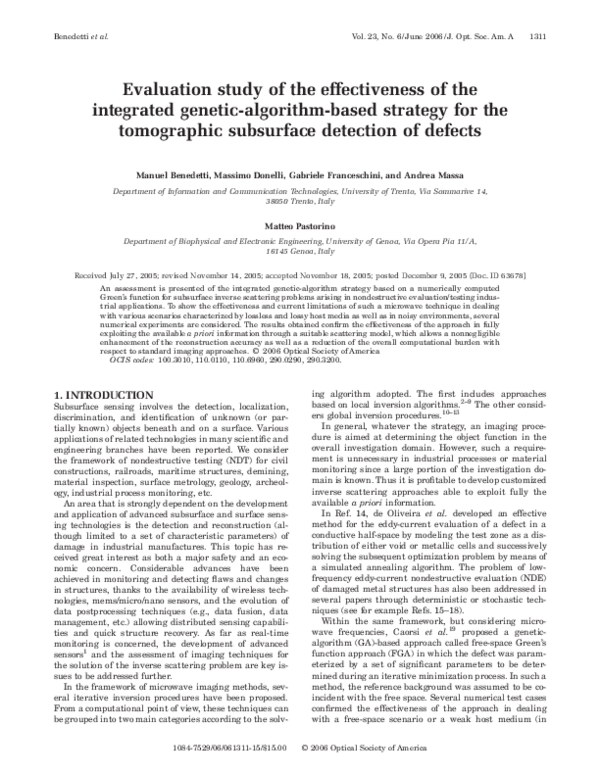 (PDF) Evaluation study of the effectiveness of the integrated genetic-algorithm-based strategy ...