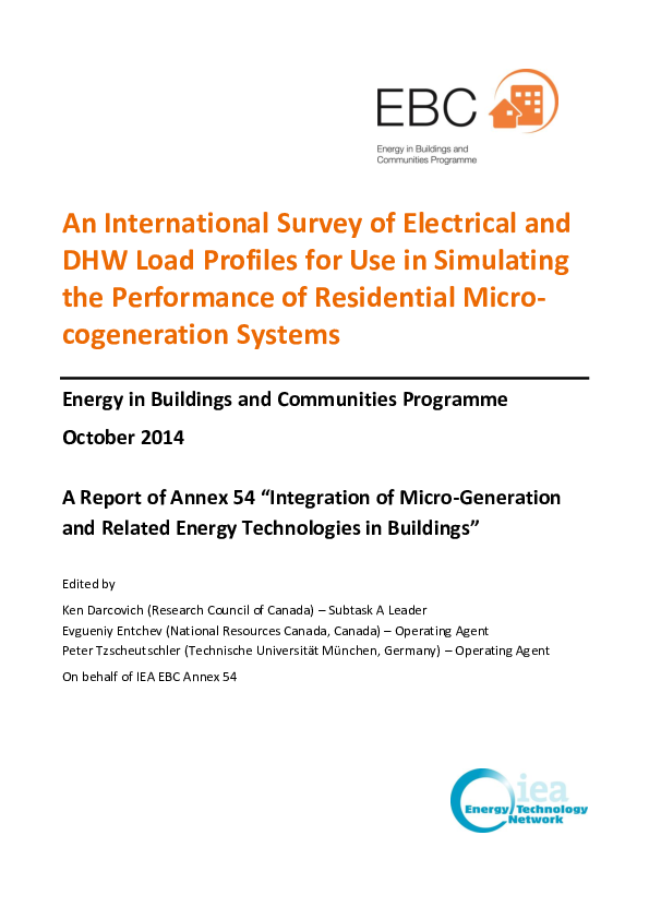 (PDF) An International Survey of Electrical and DHW Load Profiles for ...