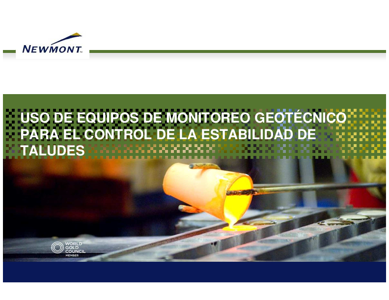 (PDF) USO DE EQUIPOS DE MONITOREO GEOTÉCNICO PARA EL CONTROL DE LA ...